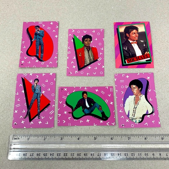 MJJ Productions, Inc. | Other | 6 Vintage Michael Jackson 984 Sticker ...